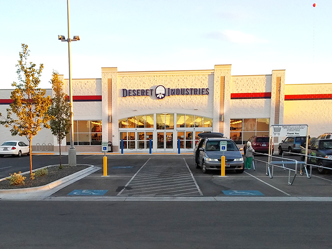 This sleek exterior promises an organized shopping experience where finding treasures feels almost too easy.