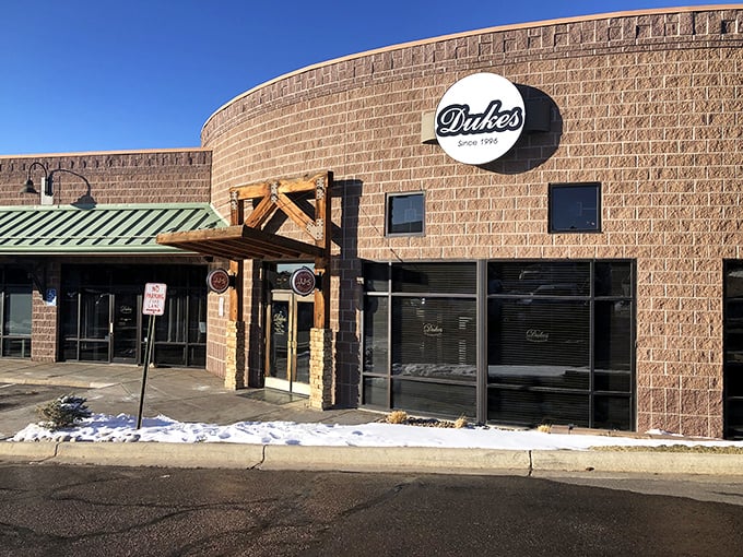 Duke's Steakhouse proves great meat doesn't need a downtown address. Just follow that stone archway to flavor town.