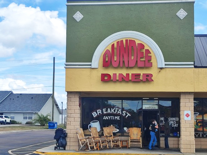 That classic diner architecture promises exactly what you're craving: honest food made with genuine care.