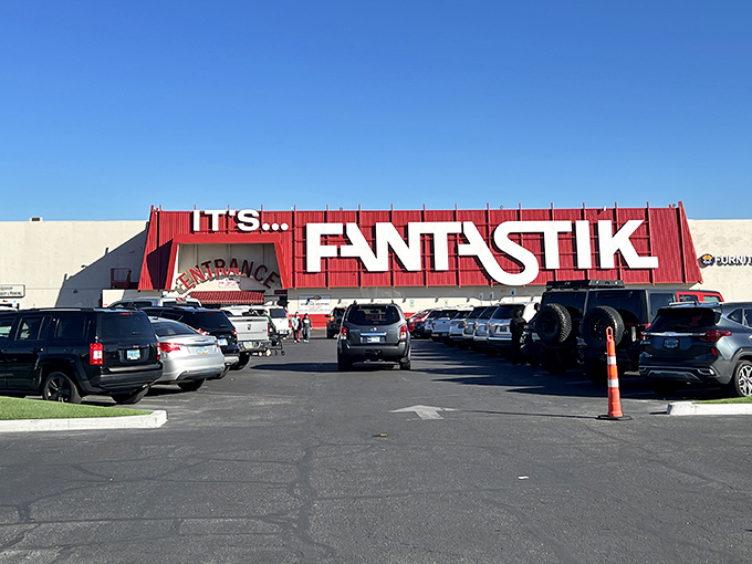 Wide parking lots mean easy access to the kind of treasure hunting that turns ordinary Saturdays into extraordinary adventures.