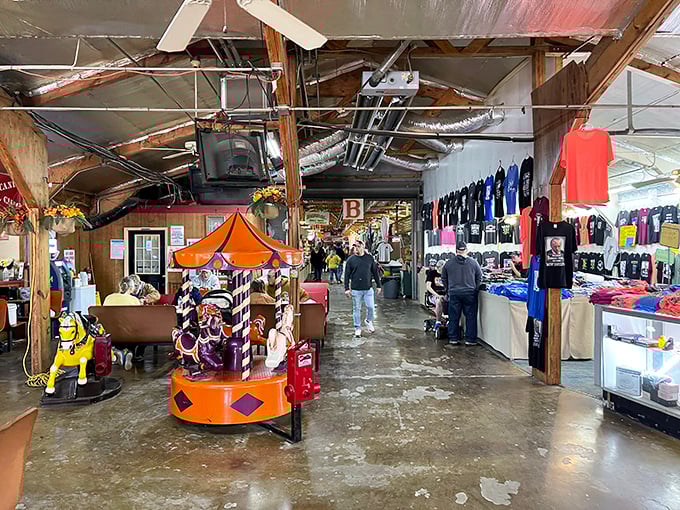 Concrete floors and fluorescent lights create the perfect stage for Kentucky's most impressive indoor finds.