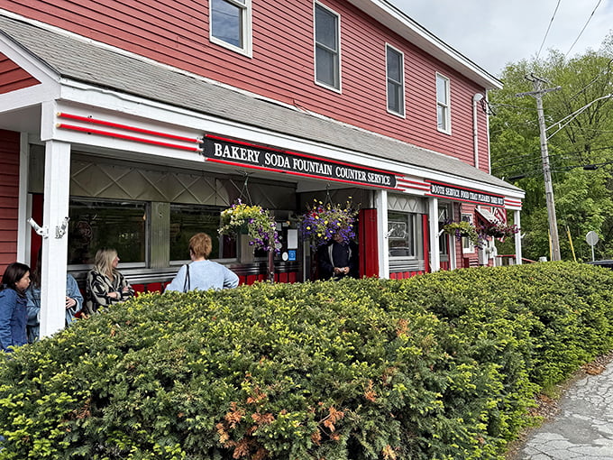 The kind of place where locals gather on benches outside, swapping stories while waiting for the best breakfast in Lebanon.