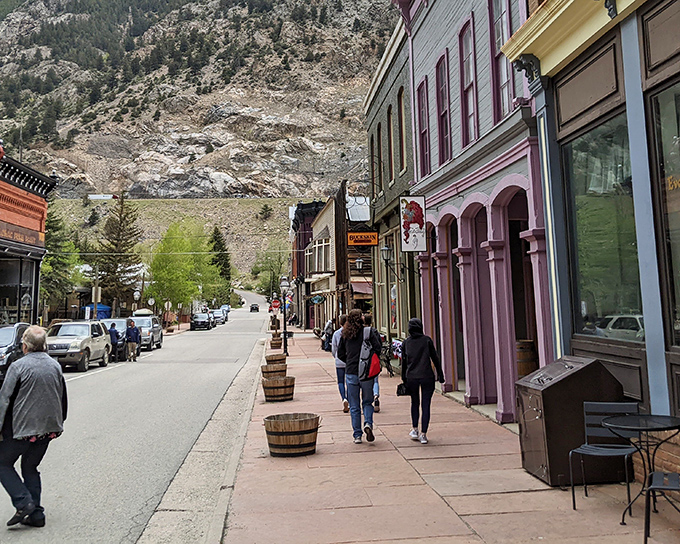Historic Georgetown&rsquo;s colorful storefronts and mountain backdrop make every stroll feel like a step back in time.