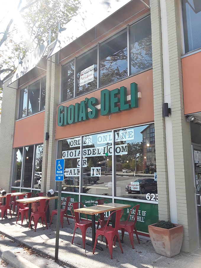 That familiar green signage promises the same exceptional standards, just with easier parking access.