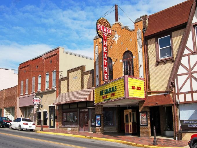 The kind of main street where shopkeepers still sweep their own sidewalks and wave as you pass by.