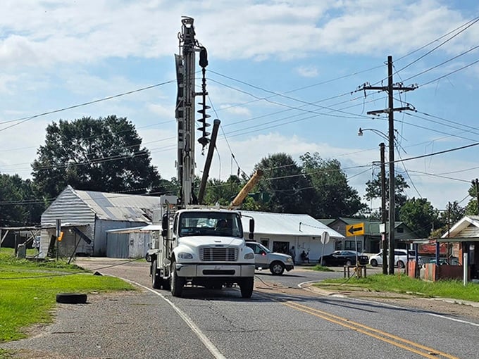 Rural Louisiana roads like this one lead to discoveries that GPS can't quantify or measure.