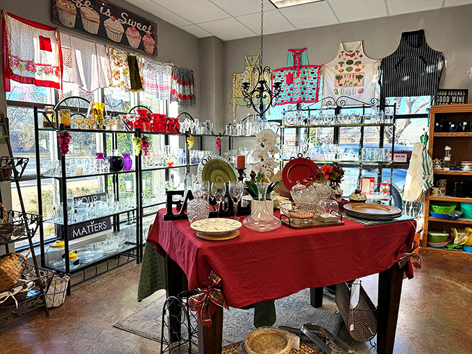 Everything from aprons to vintage finds fills this Edmond gem where shopping supports recovery and looks good doing it.