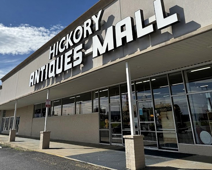 Clean lines and ample parking prove that finding vintage treasures doesn't require sacrificing modern shopping convenience at all.