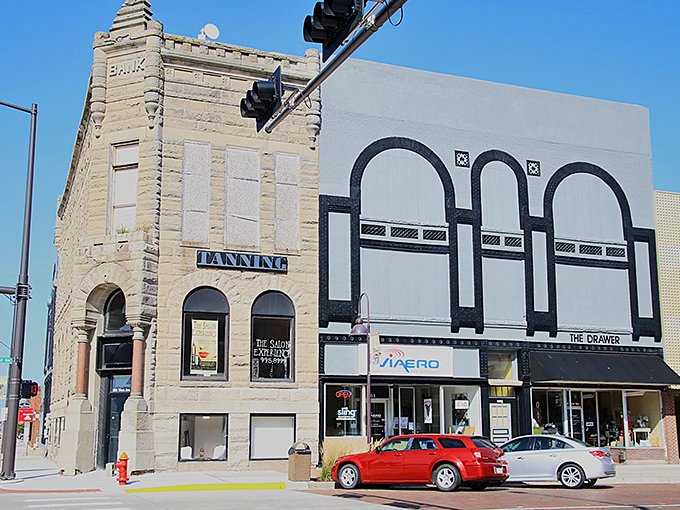 Downtown Holdrege proves that charming doesn't have to mean expensive&mdash;those brick buildings house affordable treasures waiting to be discovered.