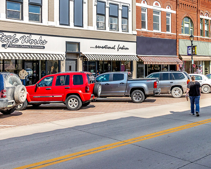 Downtown storefronts stand proudly along Iowa Falls' Main Street, waiting to share their treasures with visitors.