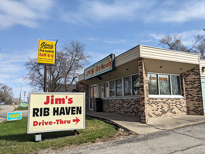 Classic brick exterior, timeless barbecue inside&mdash;this Omaha institution has been making people happy for years and years.