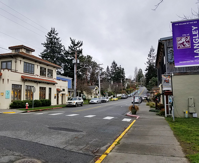 Langley's artistic soul shines brightest in this bluff-top village overlooking Saratoga Passage.