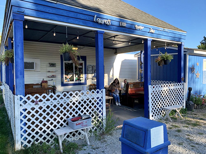 Sometimes the best meals happen under open skies with picnic tables and genuinely delicious homemade food.