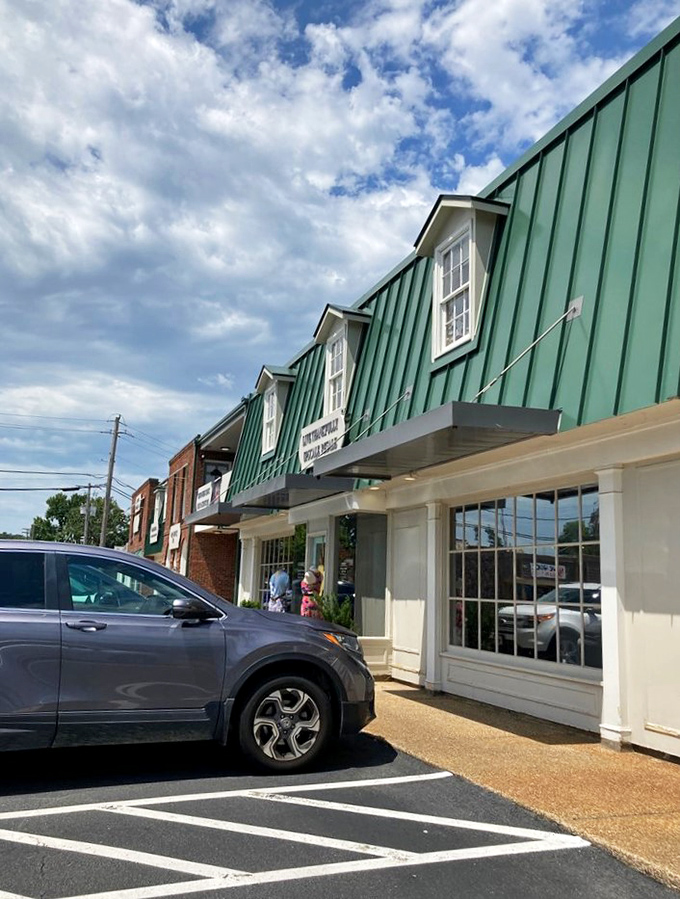 Thoughtfully arranged displays prove that secondhand doesn't mean second-rate when someone curates with genuine care and style.