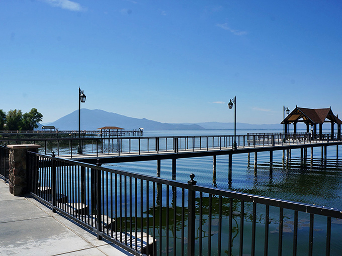 Pier perfection without the premium price tag. Lucerne's lakeside boardwalk offers million-dollar views on a sensible budget.