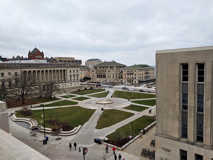 Government grandeur meets everyday affordability in Wisconsin's capital, where politics and practicality surprisingly coexist peacefully.