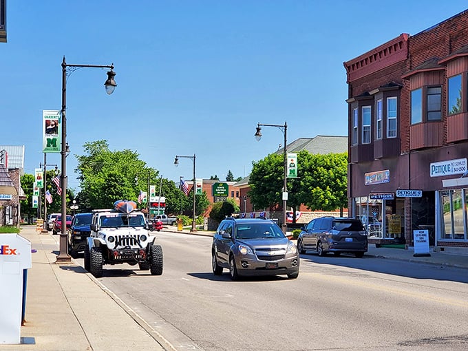 Manistique's downtown offers that perfect small-town movie backdrop&mdash;the kind where the protagonist discovers both affordable housing and themselves.