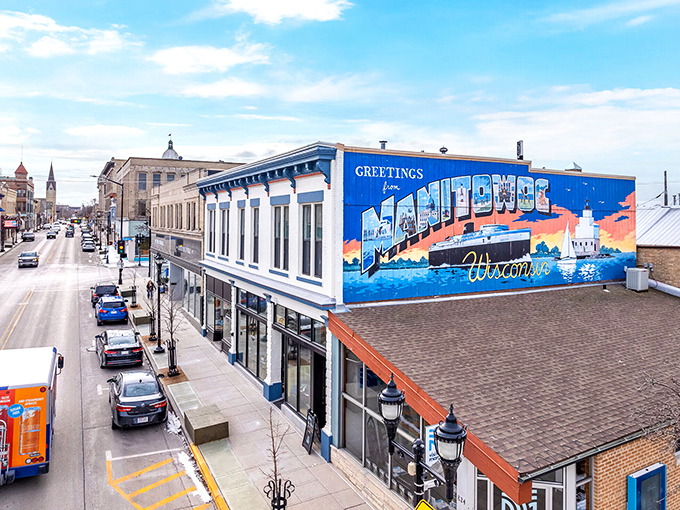 That "Greetings from Manitowoc" mural isn't just Instagram-worthy&mdash;it's the gateway to one of Wisconsin's most affordable retirement spots.