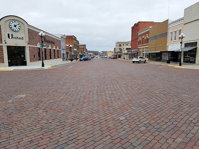 Marysville&rsquo;s magnificent brick streets anchor a town square that defines small-town Kansas perfection.