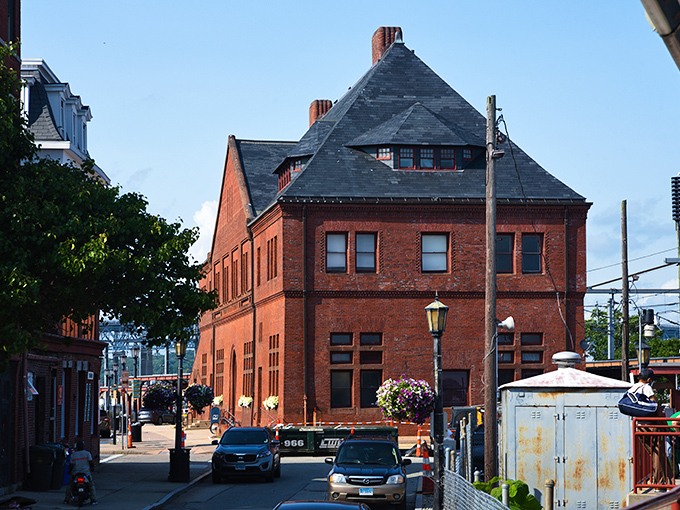 This historic brick beauty stands proud like your grandfather's work ethic, solid and unpretentious through changing times.
