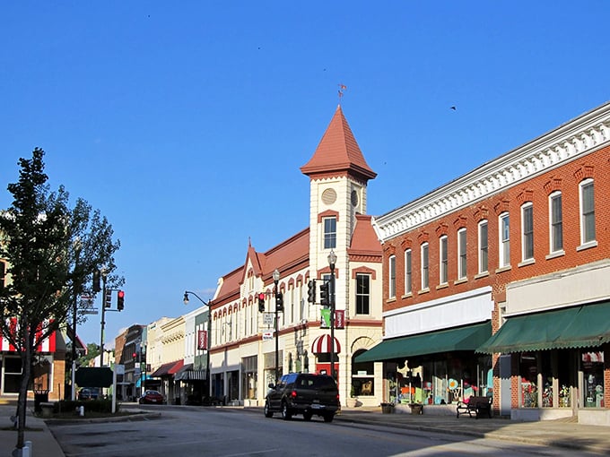 Newberry's historic buildings stand shoulder to shoulder, like old friends who've weathered life's storms together for centuries.