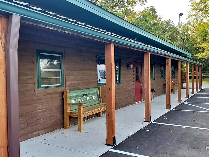 That covered porch at Northwoods isn't just charming &ndash; it's where memories are made between bites of spectacular steak.