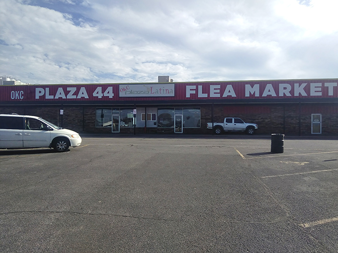 When a flea market needs this much space, you know serious bargain hunting awaits within.