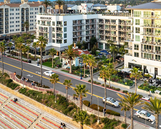 Modern meets beachfront in Oceanside, where luxury apartments overlook the same waves that draw surfers from around the world.