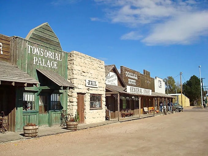 Step into living history where cattle drives once ended and cowboy legends were born along dusty streets.