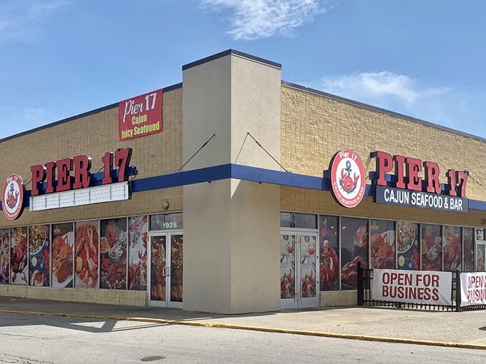 This corner seafood spot might look unassuming, but inside those doors lies a world of spicy, buttery Cajun seafood magic.