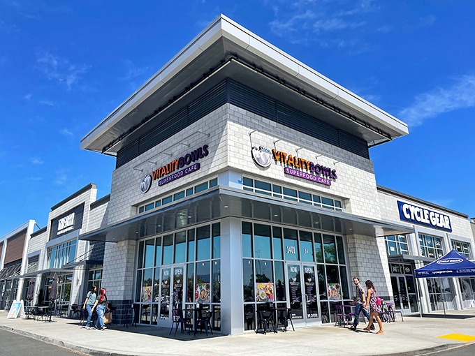 Modern architecture defines downtown Redding, where retirement dollars stretch further for savvy retirees.