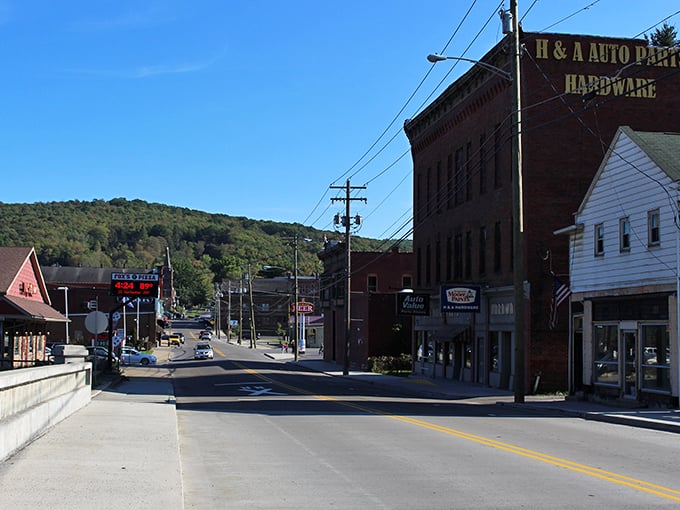 Nature's cathedral surrounds this mountain community where trees provide the perfect frame for small-town life.