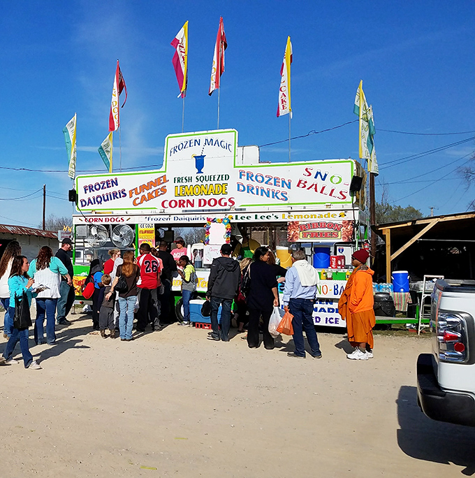 Frozen treats and carnival atmosphere make Ripley's First Monday Trade Day a complete family experience.