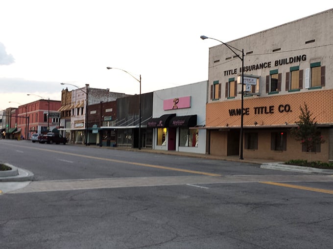 Small-town storefronts line Russellville's main street like old friends welcoming you to affordable retirement.