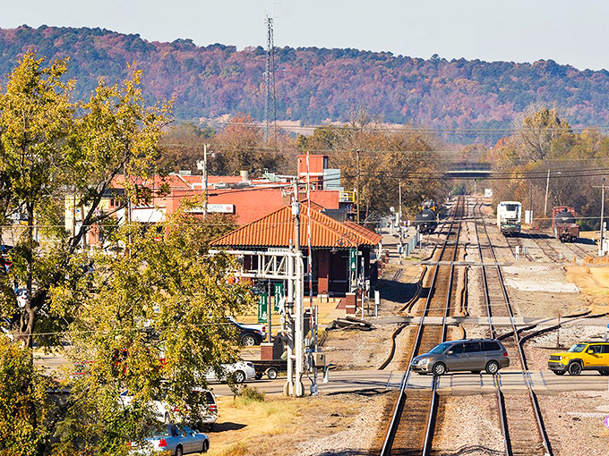 Tree-lined streets create natural canopies over sidewalks where leisurely strolls are still a cherished tradition.
