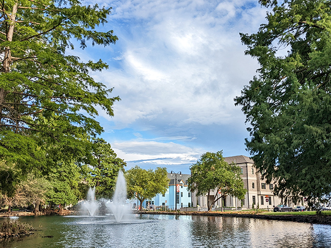 Stillwater's peaceful waters live up to the town's name, offering a reflective spot where retirement dreams ripple across the surface.
