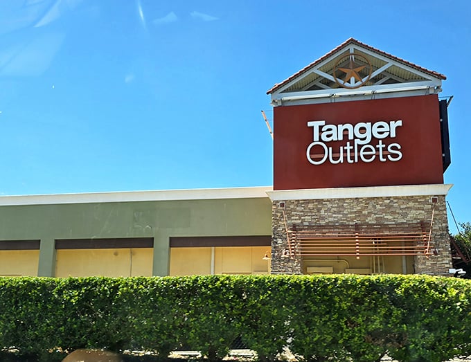 The modern architecture here proves that outlet shopping doesn't have to feel like settling for second best anymore.