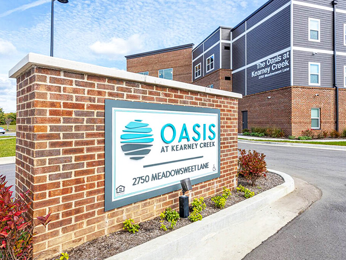 Brick and contemporary style combine at this Lexington spot where comfort doesn't mean emptying your savings account.