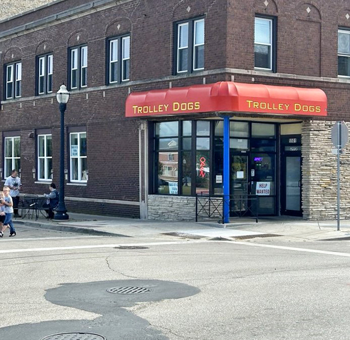Corner location, historic building, perfect hot dogs—Trolley Dogs hits the trifecta of neighborhood joint excellence.