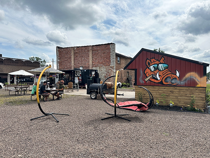 That smokestack isn't just decoration - it's the hardworking heart of authentic barbecue operations.