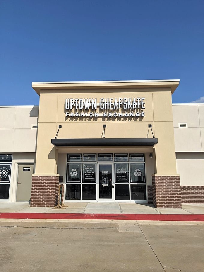 Sunlight streams through the windows, illuminating a carefully curated collection that feels more boutique than bargain bin.