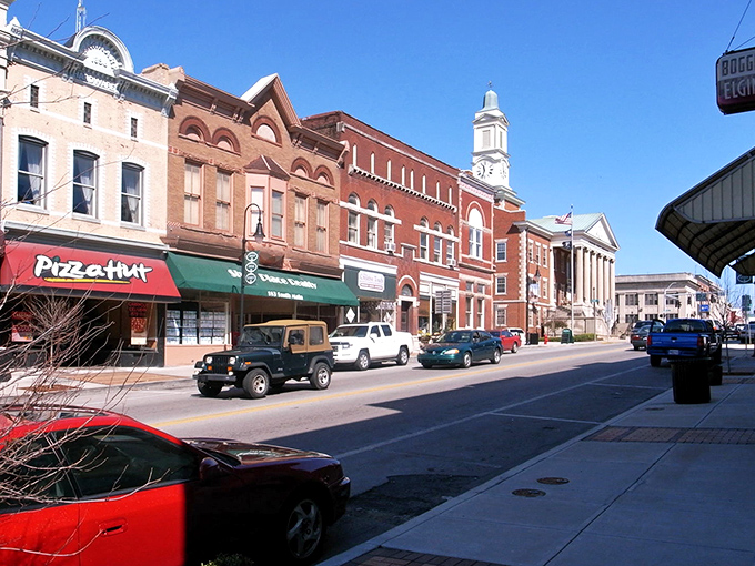 Main Street stretches toward the horizon like an invitation to explore everything this Bluegrass region offers visitors.