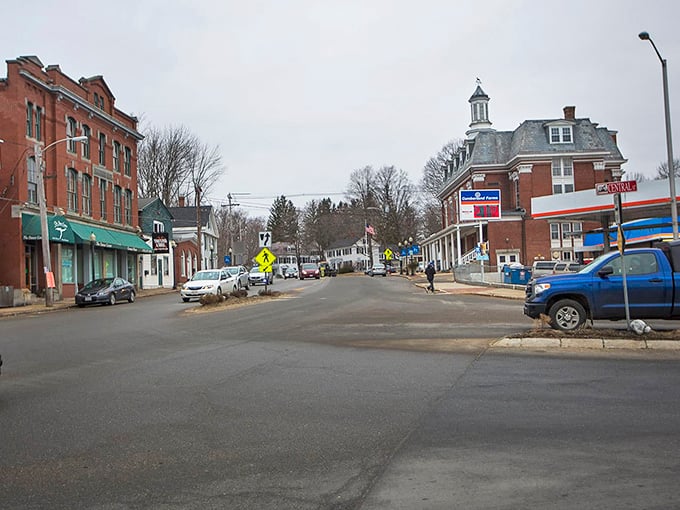 The view down Winchendon's main street reveals the kind of small-town character that's becoming increasingly rare.