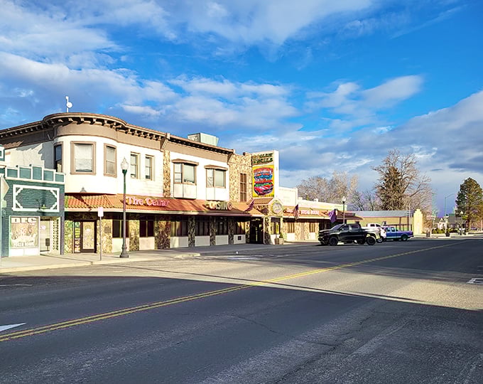Main street businesses serve a community where locally-grown food reaches tables at prices that make perfect sense.
