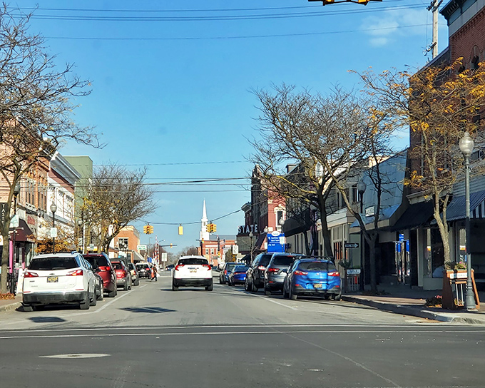 Second Avenue welcomes visitors with classic Midwestern storefronts and not a chain restaurant in sight. Authenticity you can't manufacture.