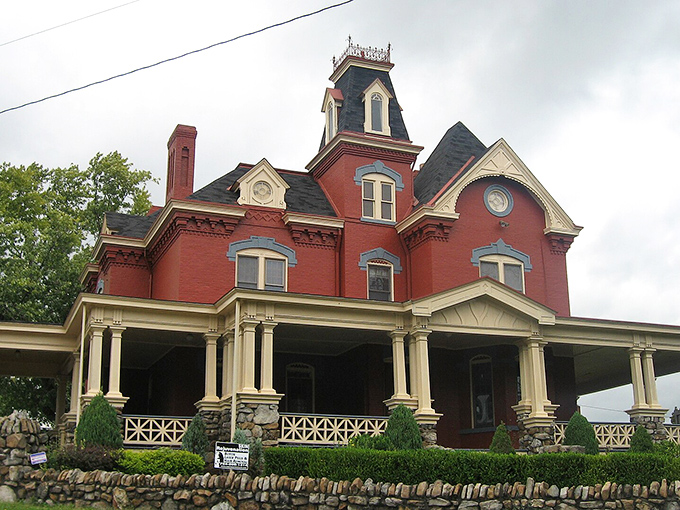 Victorian splendor in brick and mortar! This mansion doesn't whisper about the past&mdash;it practically shouts it from every ornate cornice and wraparound porch.