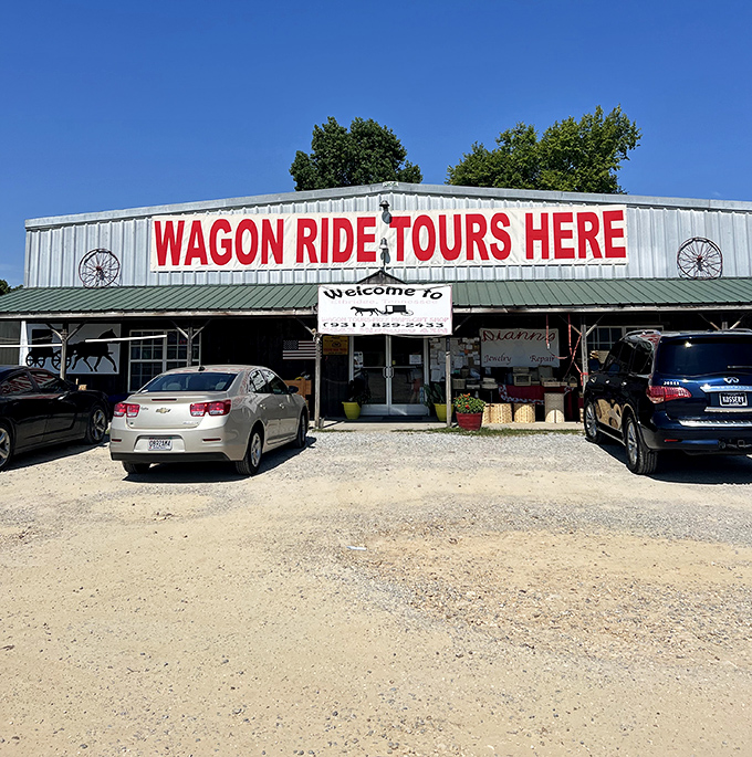 The Amish Welcome Center offers wagon tours that let you experience the countryside the old-fashioned way&mdash;at four horsepower instead of 400.
