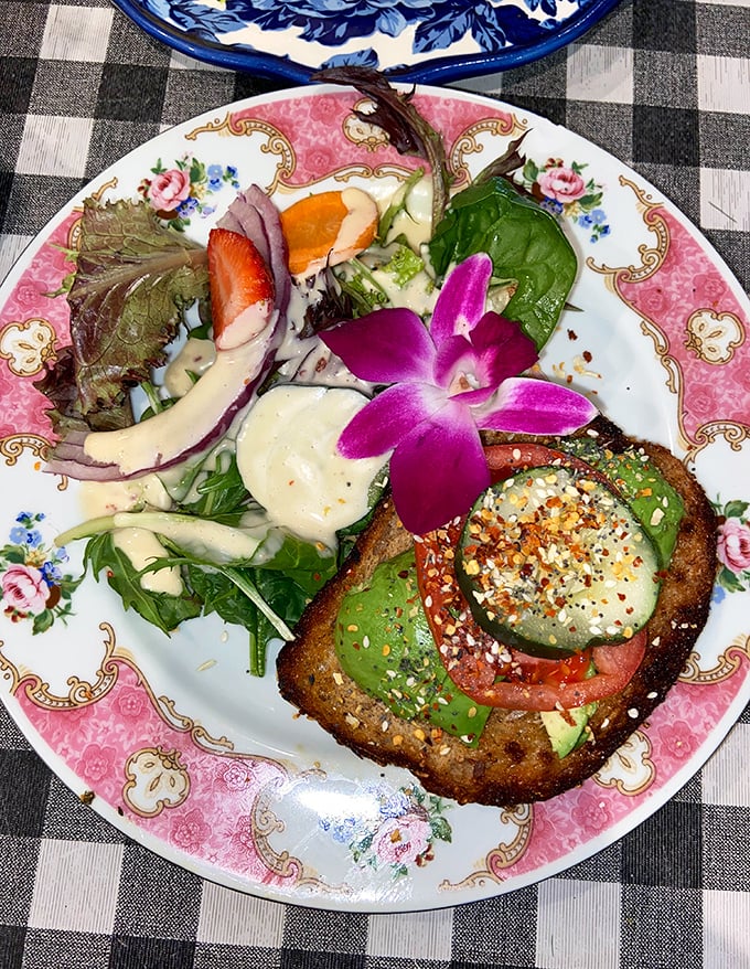 Avocado toast that Instagram influencers would cross state lines for. That edible flower isn't compensating for anything&mdash;the flavor stands tall on its own.