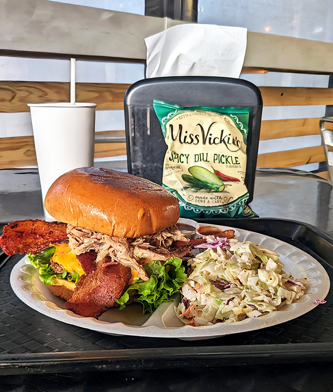 When pulled pork meets a sandwich, magic happens. Add crisp coleslaw for crunch, and suddenly Monday doesn't seem so bad after all.