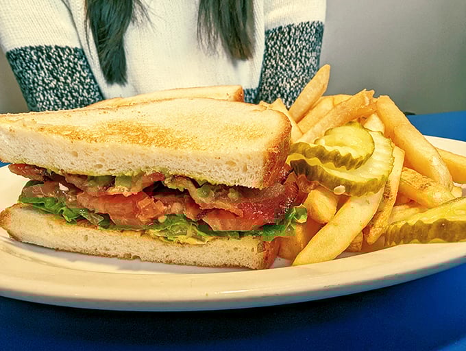 The BLT&mdash;where bacon, lettuce and tomato achieve that rare harmony usually reserved for 1960s vocal groups. Those fries are the backup singers.
